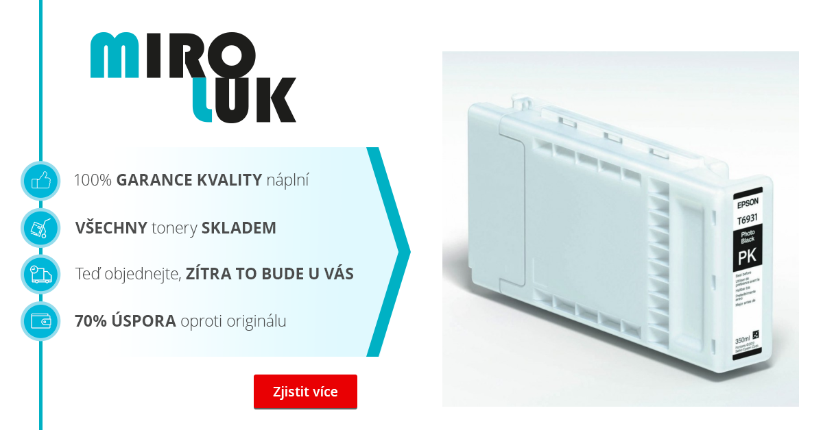Originálna náplň Epson T6931 (čierna) - cartridge skladem | Miroluk